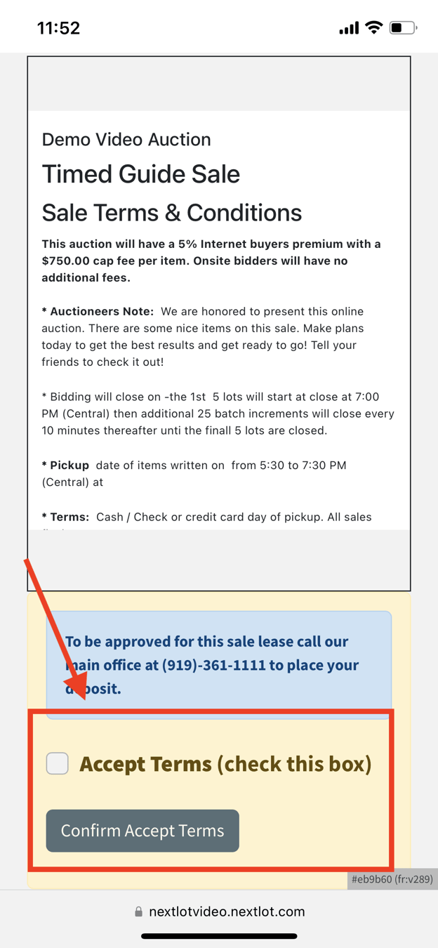 How to Bid in a Timed Online Auction (Mobile)