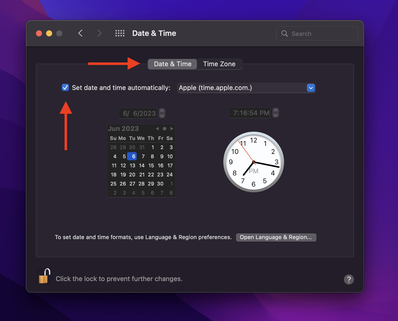 How to Adjust your Device's Internal Clock