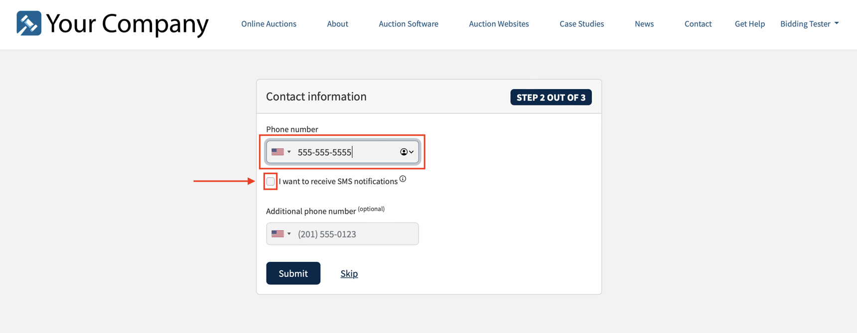 How to Register a New Online Bidding Account (Computer)