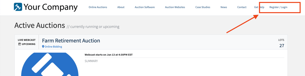 How to Bid in a Webcast Auction (Computer)