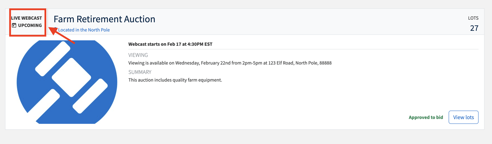How to Bid in a Webcast Auction (Computer)