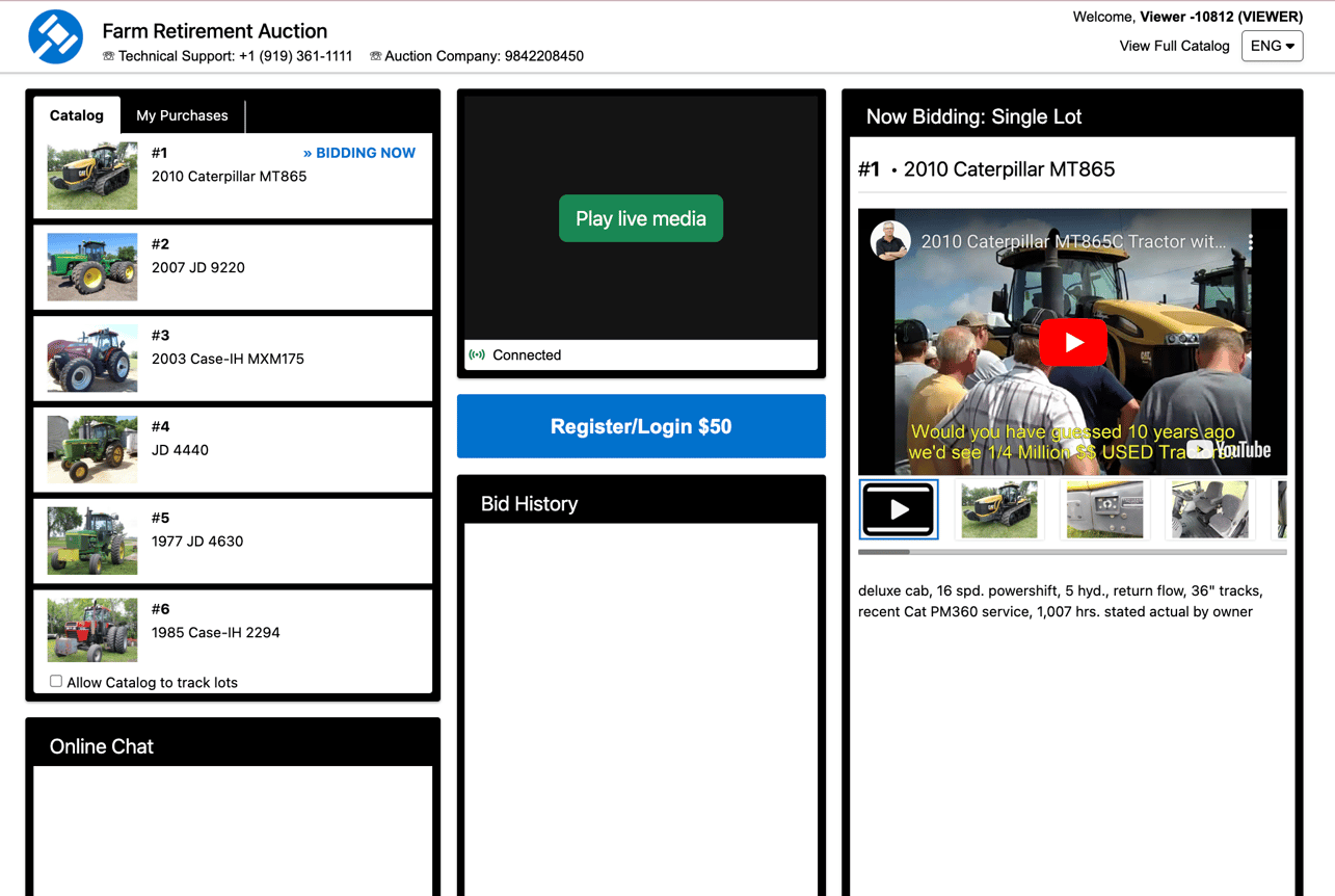 How to Bid in a Webcast Auction (Computer)